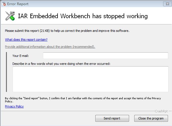 Iar编译后，突然就闪退了。再次登录一直报错 Zigbee 和 Thread 论坛 Zigbee 和 Thread E2e™ 设计支持