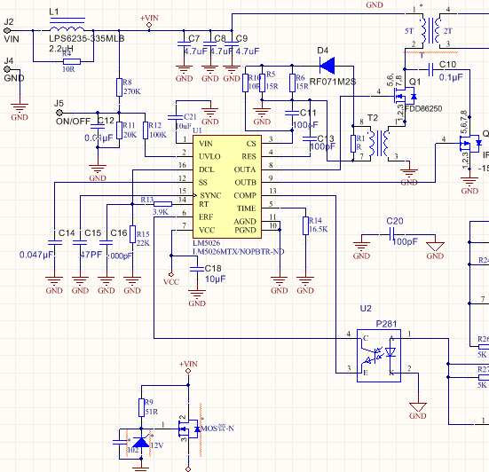关于LM5026电路设计的电源输入低压启动的问题 - 电源管理论坛 - 电源管理 - E2E™ 设计支持