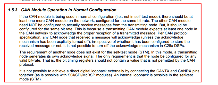 28335的CAN总线发送问题 - C2000™︎ 微控制器论坛 - C2000 微控制器 - E2E™ 设计支持