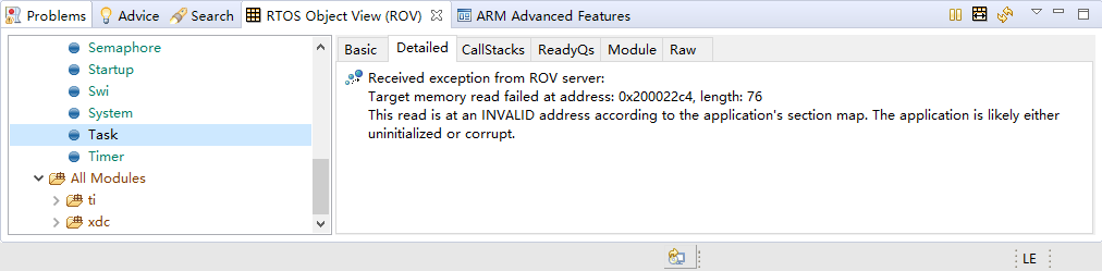 CC2640R2F 如何在 CCS 使用 UIA 的 ROV 功能？ - 蓝牙论坛 - Bluetooth - E2E™ 设计支持