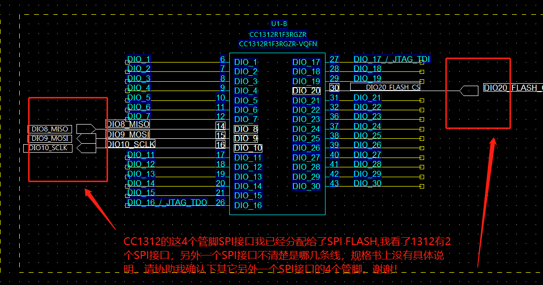 CC1312 SPI接口咨询 - Zigbee 和 Thread 论坛 - Zigbee 和 Thread - E2E™ 设计支持