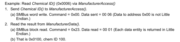 关于BQ40Z50芯片 ManufacturerAccess() 0x0054 OperationStatus 与 0x54 ...