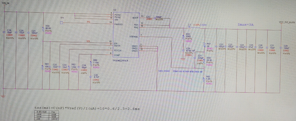 TPS54622在工作过程中出现电源输入引脚端烧毁的问题 - 电源管理论坛 - 电源管理 - E2E™ 设计支持