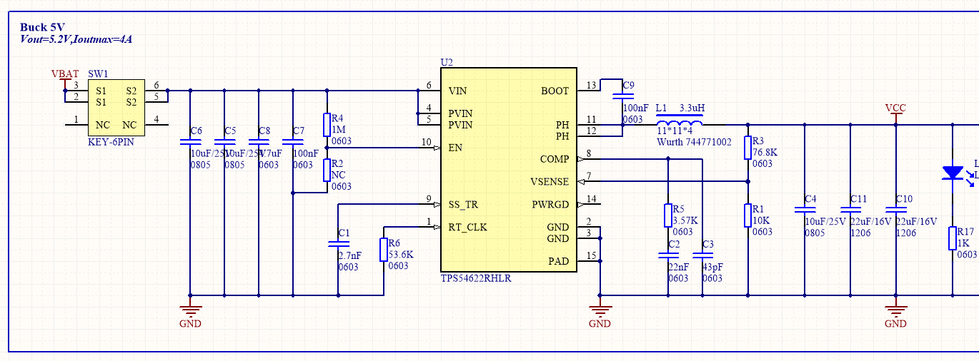 TPS54622输出电压问题 - 电源管理论坛 - 电源管理 - E2E™ 设计支持