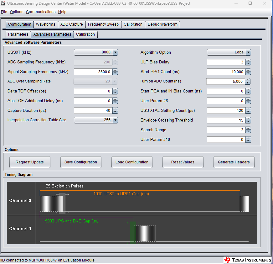 EVM430-FR6047: The signal is too small and the flow calculation trips - MSP low-power ...