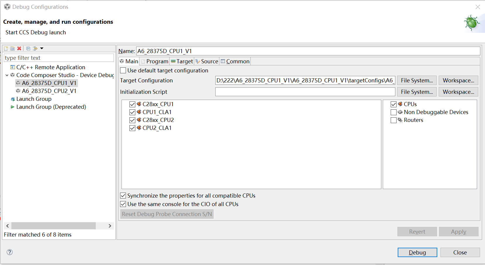 CCS8.3.1如何实现对芯片TMS320F28377D的双核调试？ - C2000™︎ 微控制器论坛 - C2000 微控制器 - E2E ...