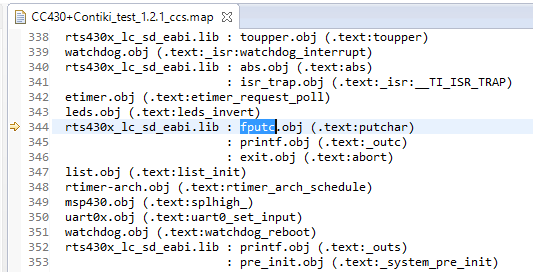 Ccs613 编译fputc时出错,link报错:redfined In Fputcobj Msp 低功耗微控制器论坛 Msp 低功耗微控制器 E2e™ 设计支持