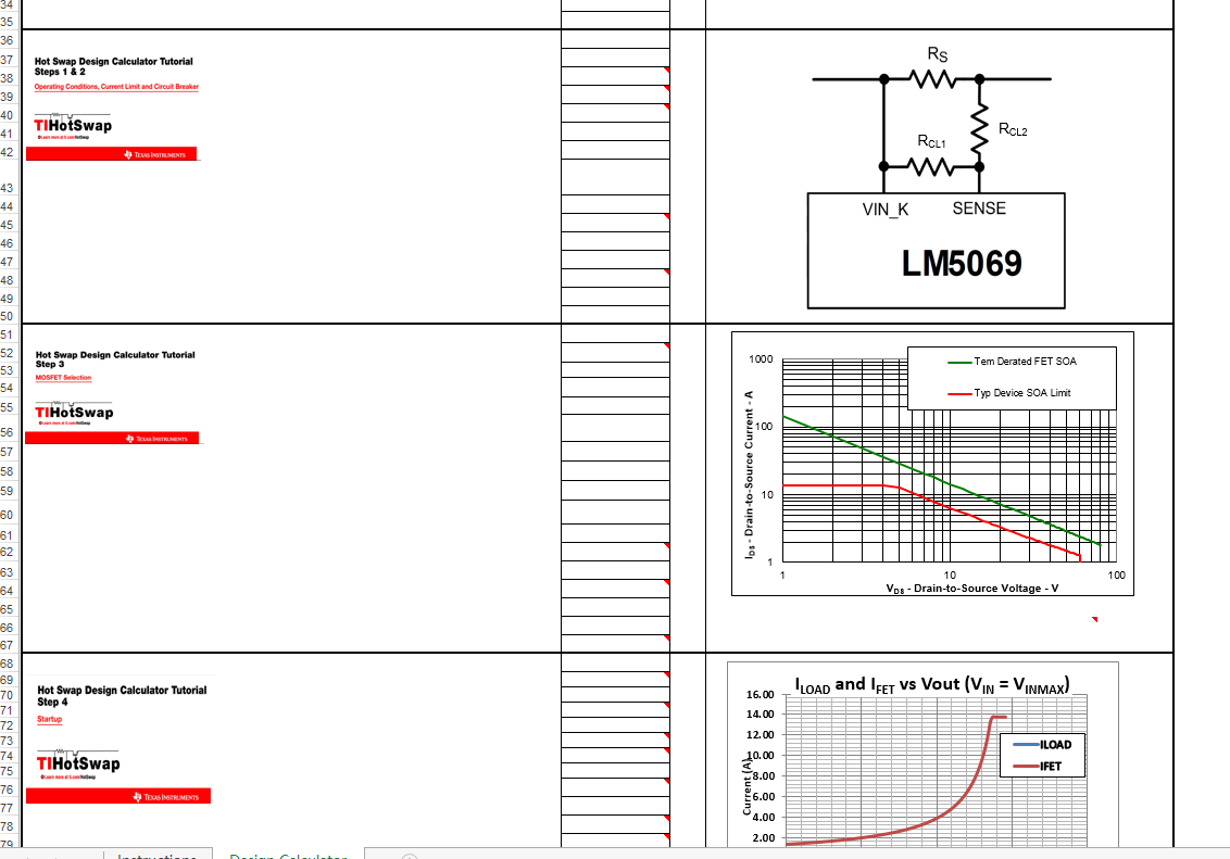 《LM5069_Design_Calculator_REV_C》LM5069计算工具怎么使用？我电脑显示的是不是有问题？如下图： - 电源管理 ...