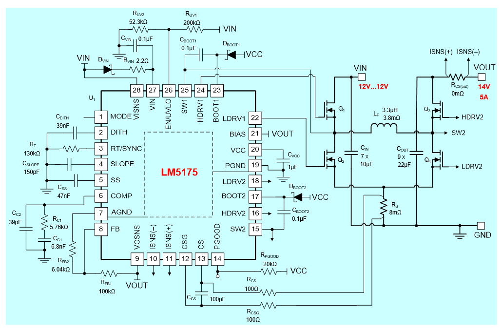 LM5175 - 电源管理论坛 - 电源管理 - E2E™ 设计支持
