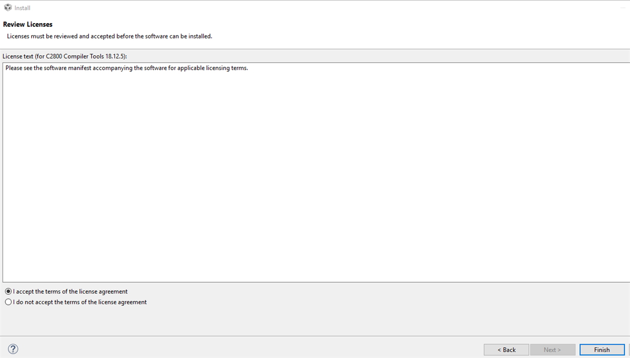 CCSV6 compiler V18.12版本安装失败 - C2000™︎ 微控制器论坛 - C2000 微控制器 - E2E™ 设计支持
