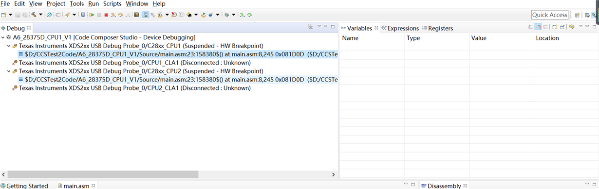 CCS8.3.1如何实现对芯片TMS320F28377D的双核调试？ - C2000™︎ 微控制器论坛 - C2000 微控制器 - E2E ...