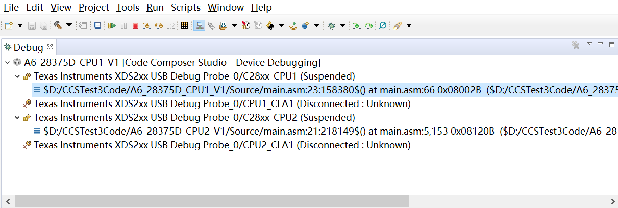 CCS8.3.1如何实现对芯片TMS320F28377D的双核调试？ - C2000™︎ 微控制器论坛 - C2000 微控制器 - E2E ...