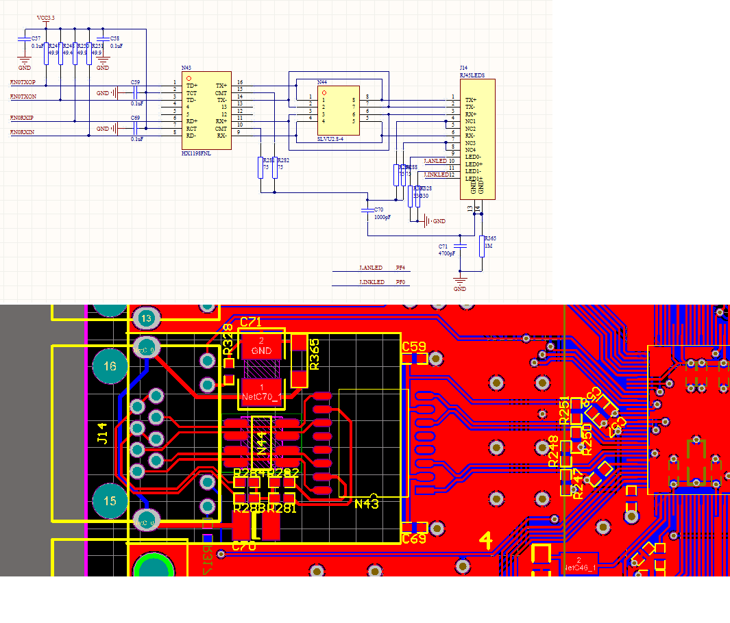 我画的以太网接口总是不能使用很困惑用的是ek Tm4c1294的原理图做的参考 其他微控制器论坛 其他微控制器 E2e™ 设计支持