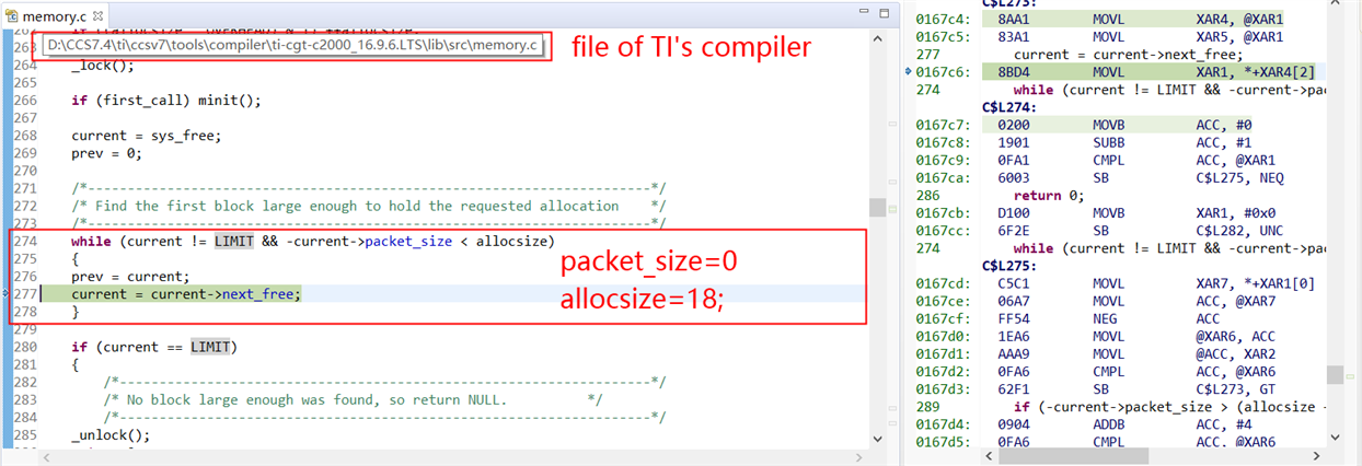 CCSTUDIO-C2000: CCS中项目属性中的basic option 中的大小根据什么设置，下面是堆栈如何解决？ - C2000™︎ ...