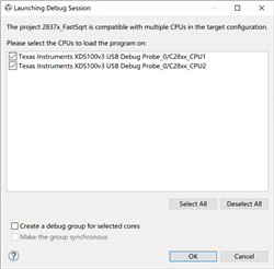 28377D 如何只把程序load 到cpu1？ - C2000™︎ 微控制器论坛 - C2000 微控制器 - E2E™ 设计支持