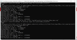 IWR1843BOOST: IWR1843BOOST运行 呼吸心跳检测demo - 传感器论坛 - 传感器 - E2E™ 设计支持