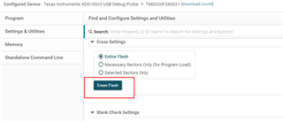 TMS320F280021: DCSM加密后，使用UniFlash解密再烧入程序，芯片不运行 - C2000™︎ 微控制器论坛 - C2000 微控制器 - E2E™ 设计支持