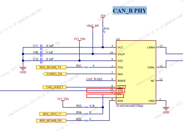 AWR2944: AWR2944EVM 运行MCAN例程出现总线被动错误 - 传感器论坛 - 传感器 - E2E™ 设计支持