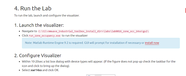 IWR6843ISK-ODS: industrial_toolbox中找不到Zone Occupancy Detection Visualizer应用程序 - 传感器论坛 - 传感器 ...