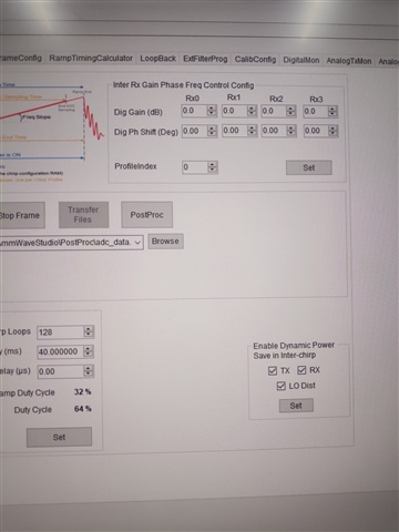 AWR6843AOPEVM: MMWAVE-STUDIO中关于传感器参数设定的问题 - 传感器论坛 - 传感器 - E2E™ 设计支持