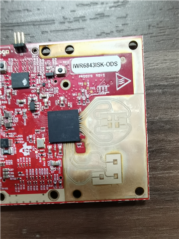 IWR6843ISK-ODS: IWR6843ISK-ODS 物料外观氧化严重 - 传感器论坛 - 传感器 - E2E™ 设计支持