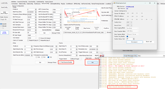 IWR6843ISK: IWR6843ISK、mmWaveBoost 和 DCA1000EVM 在mmWare studio的使用 - 传感器 ...