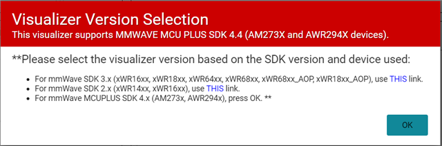 AWR2243: AWR2243无法连接mmWave Demo Visualizer的问题 - 传感器论坛 - 传感器 - E2E™ 设计支持