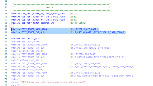 TDA4VM: 使用\ti-processor-sdk-rtos-j721e-evm-07_03_00_07\pdk_jacinto_07_03_00_29\packages\ti\csl ...