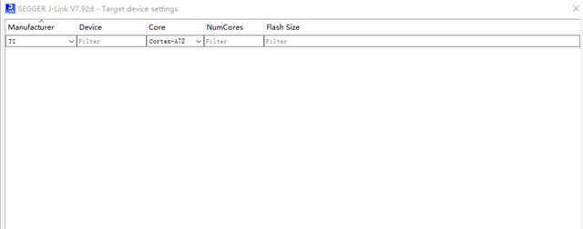 TDA4VM: 尝试使用J-Link连接sk-tda4vm的Jtag,J-Link支持的开发板中没有sk-tda4vm，直接连接失败。sk-tda4vm是否只支持使用XDS110 连接JTAG ...