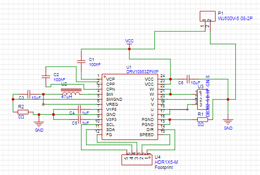 DRV10983: 驱动电压不足 - 电机驱动器论坛 - 电机驱动器 - E2E™ 设计支持