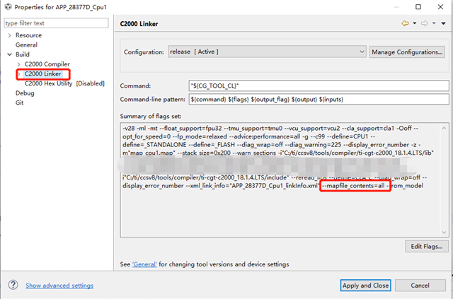 TMS320F28377D: CCS设置通过.out或者map文件获取结构体成员的地址 - C2000™︎ 微控制器论坛 - C2000 微控制器 - E2E™ 设计支持