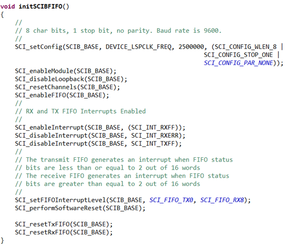 TMS320F28388S: 使用sci模块与绝对式编码器进行通讯时，设置波特率为2.5mbps出现错码 - C2000™︎ 微控制器论坛 - C2000 微控制器 - E2E™ 设计支持