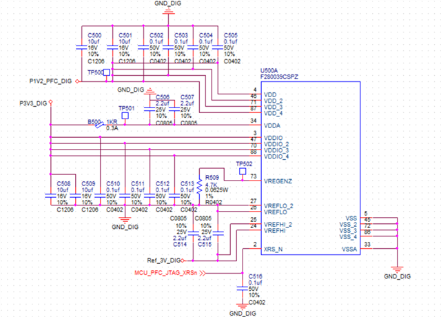 TMS320F280039C: 芯片的应用问题 - C2000™︎ 微控制器论坛 - C2000 微控制器 - E2E™ 设计支持