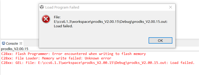 TMS320F28335: load不进程序 - C2000™︎ 微控制器论坛 - C2000 微控制器 - E2E™ 设计支持
