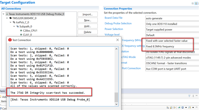 TMS320F280049: cJTAG连接问题 - C2000™︎ 微控制器论坛 - C2000 微控制器 - E2E™ 设计支持