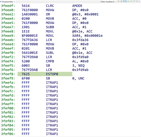 TMS320F280039C: 程序停止运行的问题 - C2000™︎ 微控制器论坛 - C2000 微控制器 - E2E™ 设计支持
