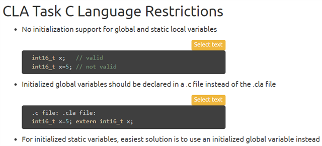 TMS320F28377D: 请问如果使用cla，需要在数据类型那里加一个定义吗 - C2000™︎ 微控制器论坛 - C2000 微控制器 - E2E™ 设计支持