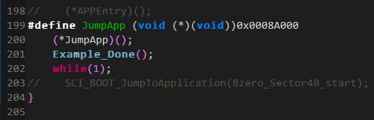 LAUNCHXL-F2800137: 咨询一下，就是用官方历程flashapi_ex1_programming.c制作一个bootloader程序，或者有没有教程 - C2000™︎ 微控制器 ...