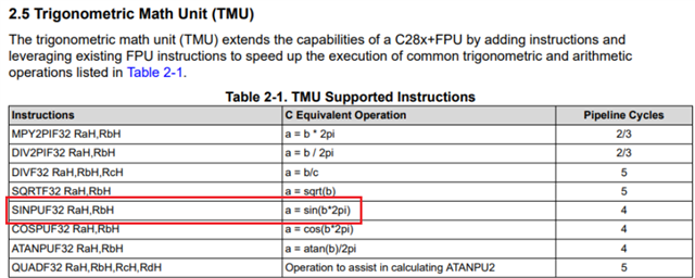 TMS320F2800157: 如何在软件中启用芯片的TMU功能 - C2000™︎ 微控制器论坛 - C2000 微控制器 - E2E™ 设计支持