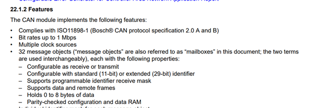 TMS320F28377D: 关于CAN结构体定义的最大数量 - C2000™︎ 微控制器论坛 - C2000 微控制器 - E2E™ 设计支持