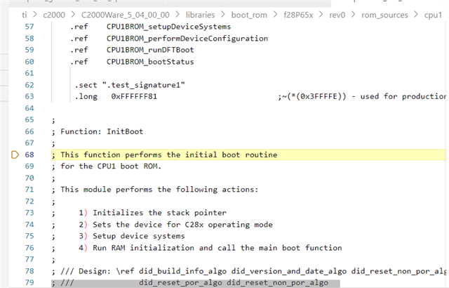 TMS320F28P650DK: 关于SCI BOOT更改引脚问题 - C2000™︎ 微控制器论坛 - C2000 微控制器 - E2E™ 设计支持