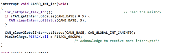 TMS320F28377D: CAN中断内接受到的数据被覆盖 - C2000™︎ 微控制器论坛 - C2000 微控制器 - E2E™ 设计支持